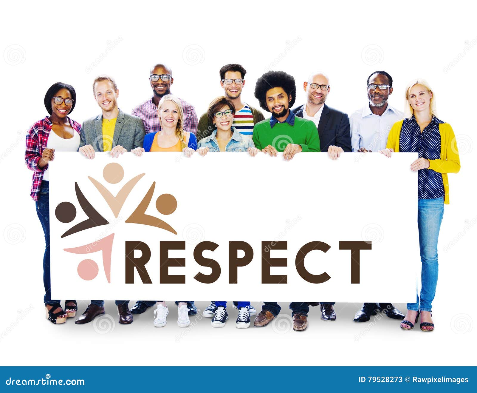 Variety Unity Treatment Togetherness Graphic Concept Stock Image ...