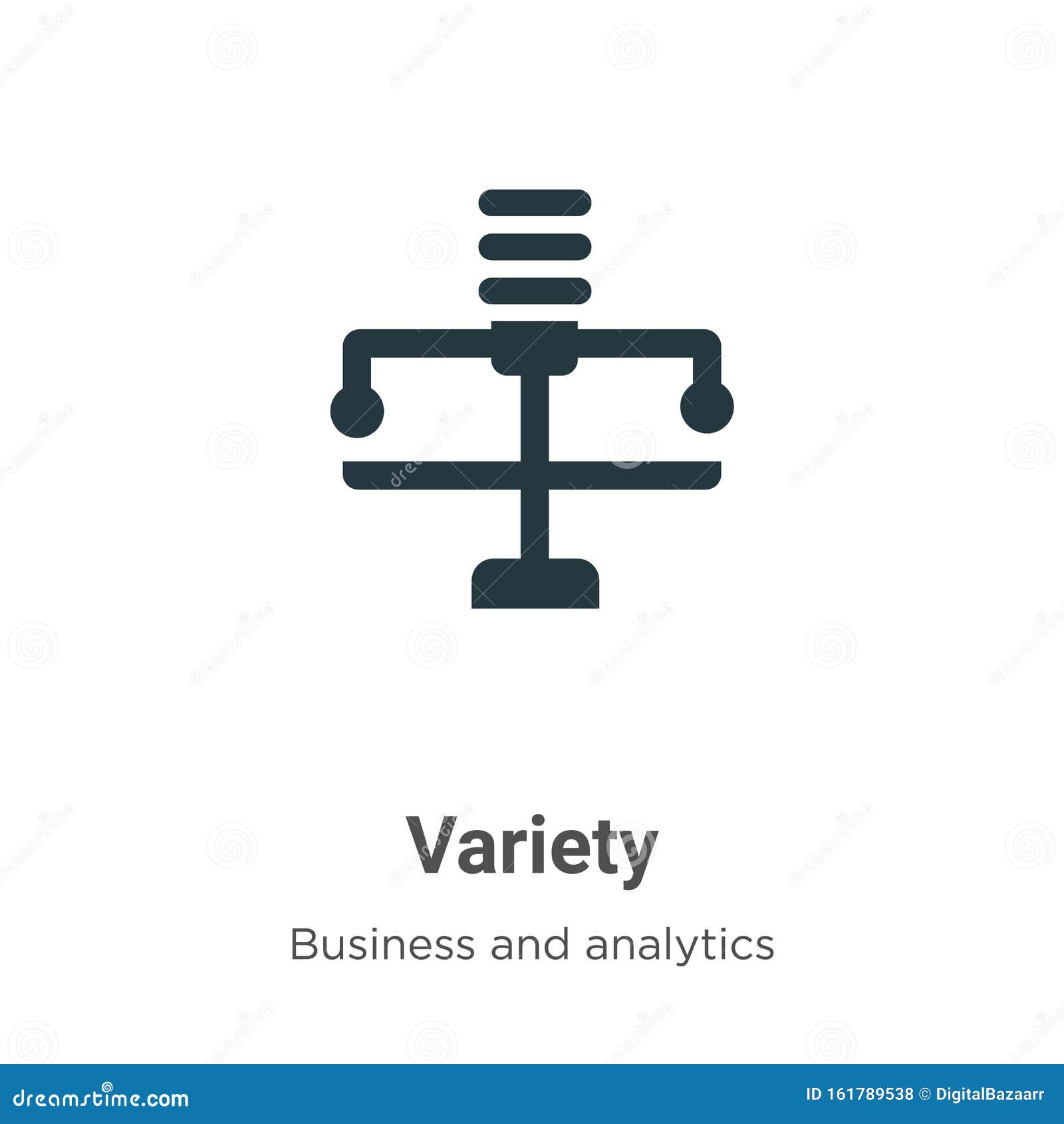 Variety Vector Icon on White Background. Flat Vector Variety Icon ...