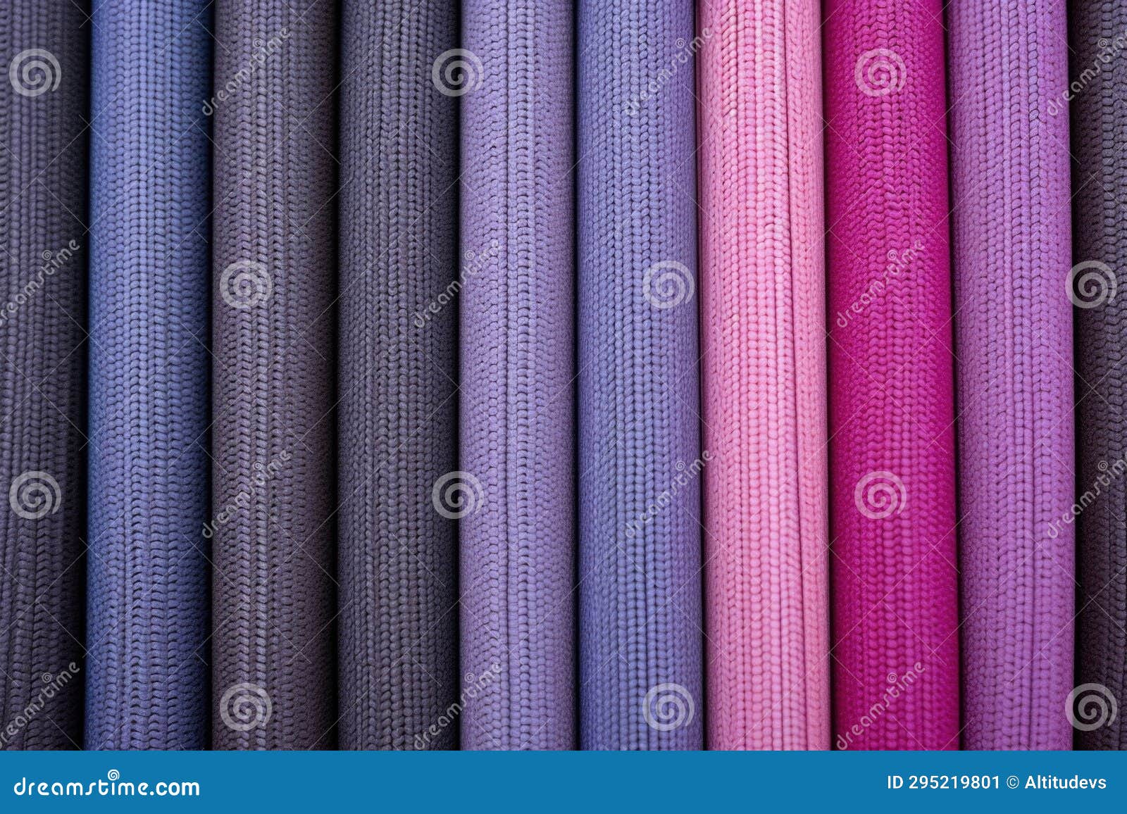 Variety of Yoga Mat Textures in a Single Frame Stock Image - Image of ...