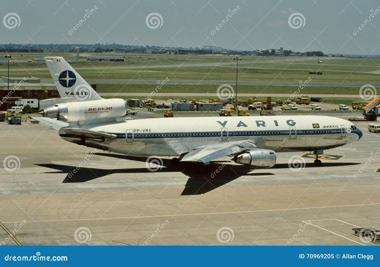 Varig McDonnell Douglas DC-10-30 PP-VMX Imagem Editorial - Imagem de ...