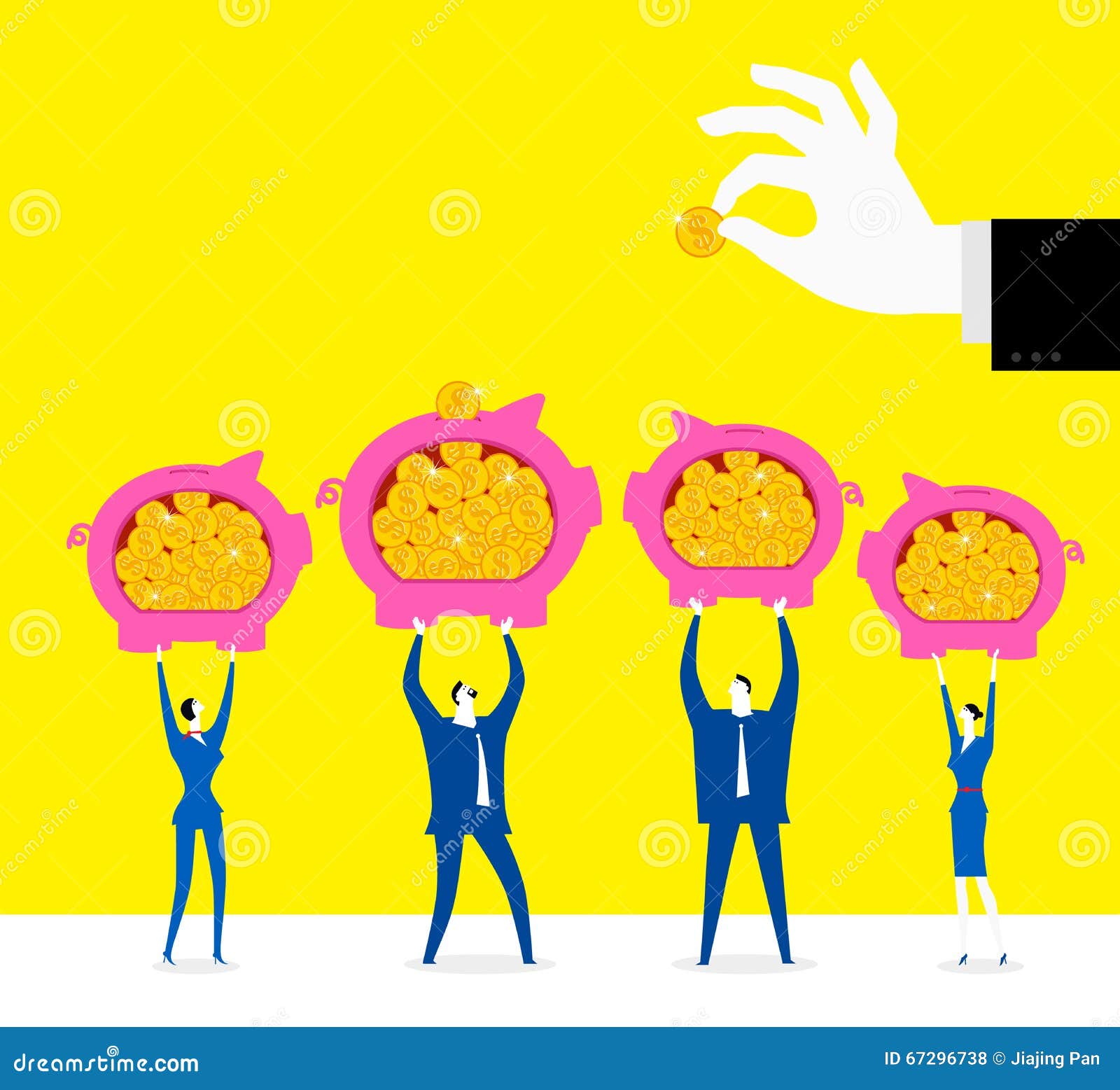 Variieren Sie Anlagerisiken Stock Abbildung - Illustration von gold ...