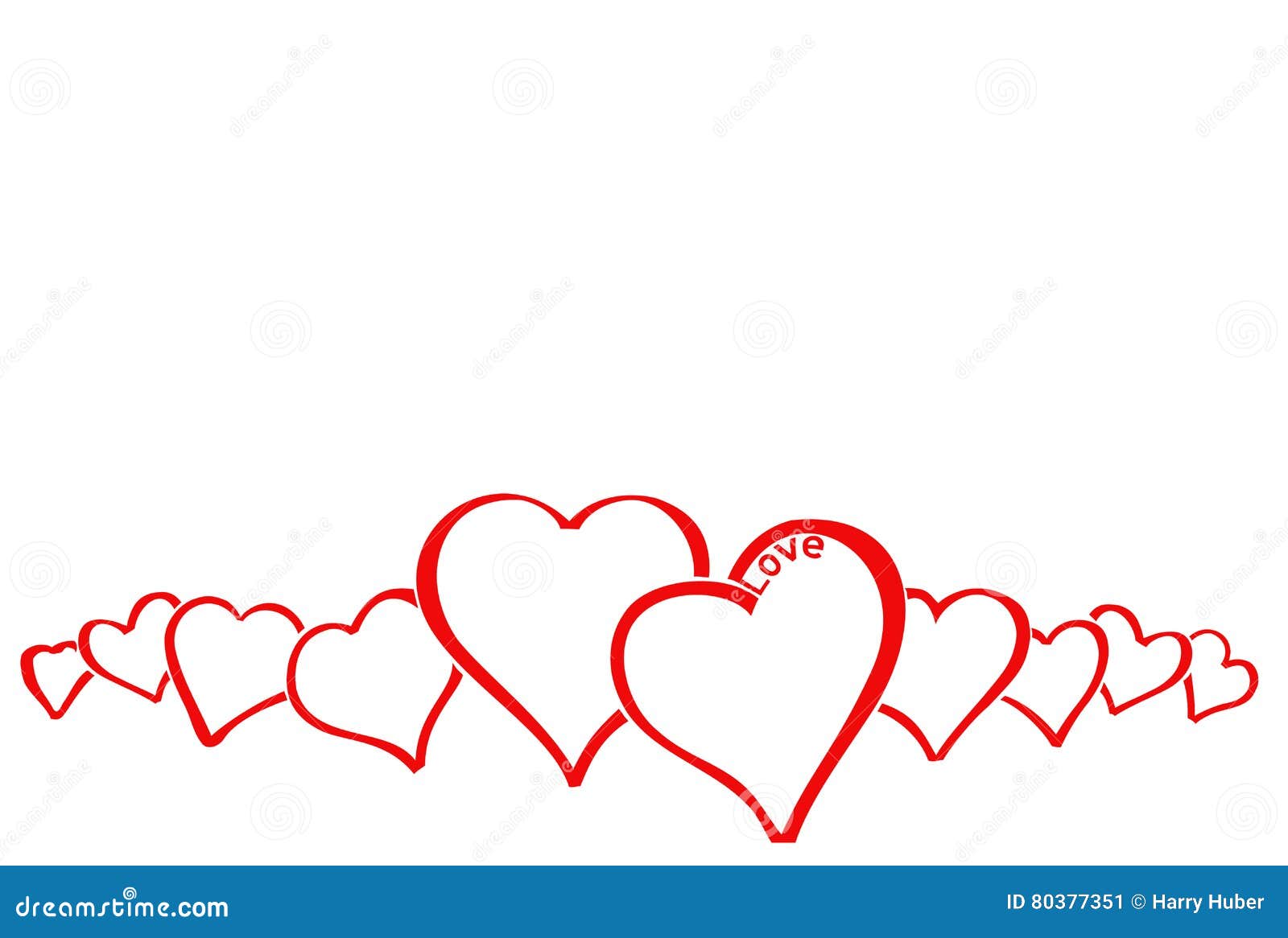 Varios corazones stock de ilustración. Ilustración de varios - 80377351