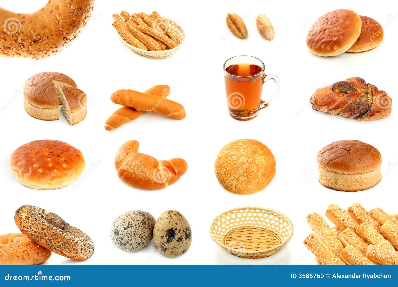 Varios Tipos De Pan Foto de archivo - Imagen: 3585760