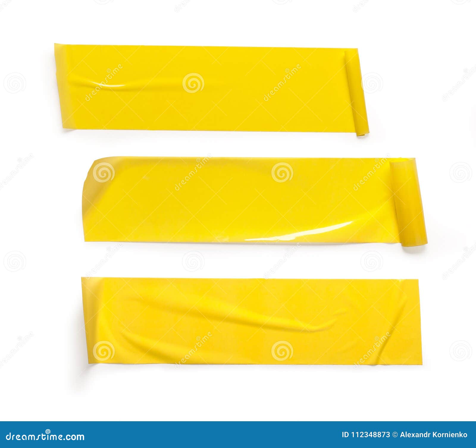 Various Adhesive Tape Pieces Stock Image - Image of design, duct: 112348873