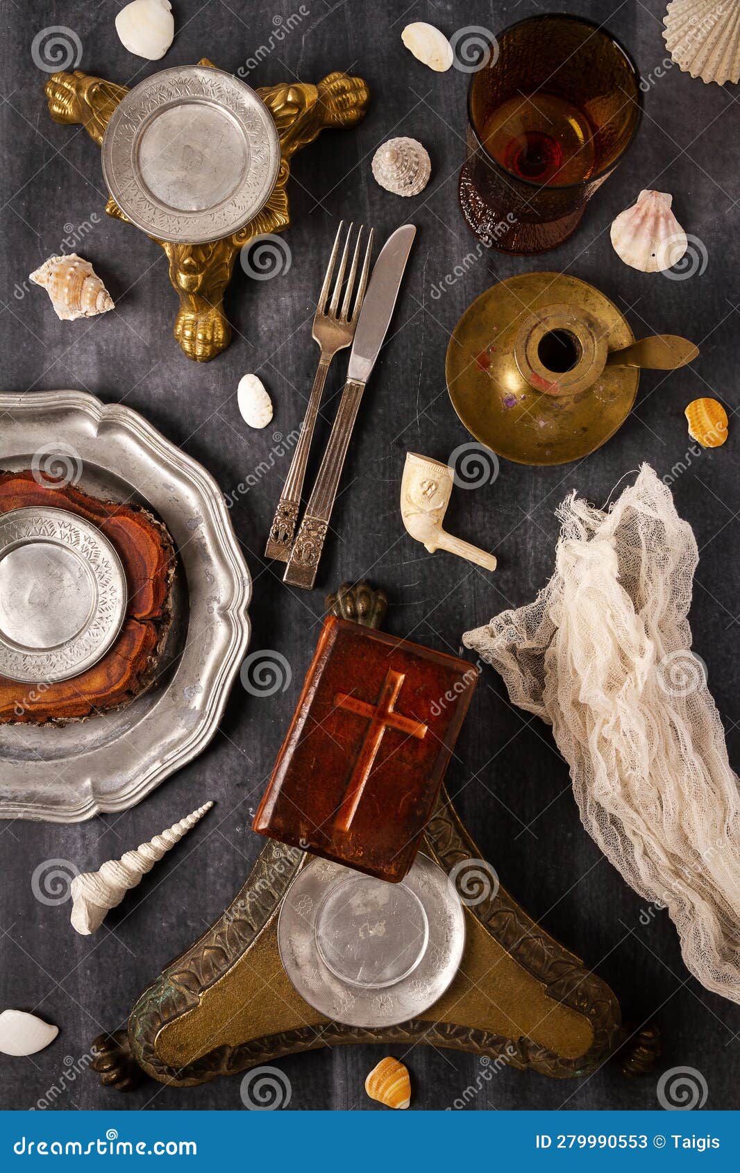 Antique Objects In A Garage Stock Image | CartoonDealer.com #92054485