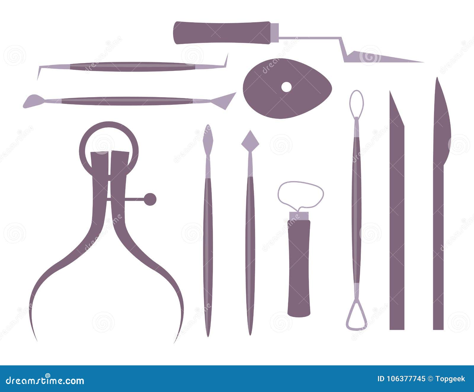 Modelling Tools For Icing & Decorating Sugarpaste, Marzipan, Pastillage ...