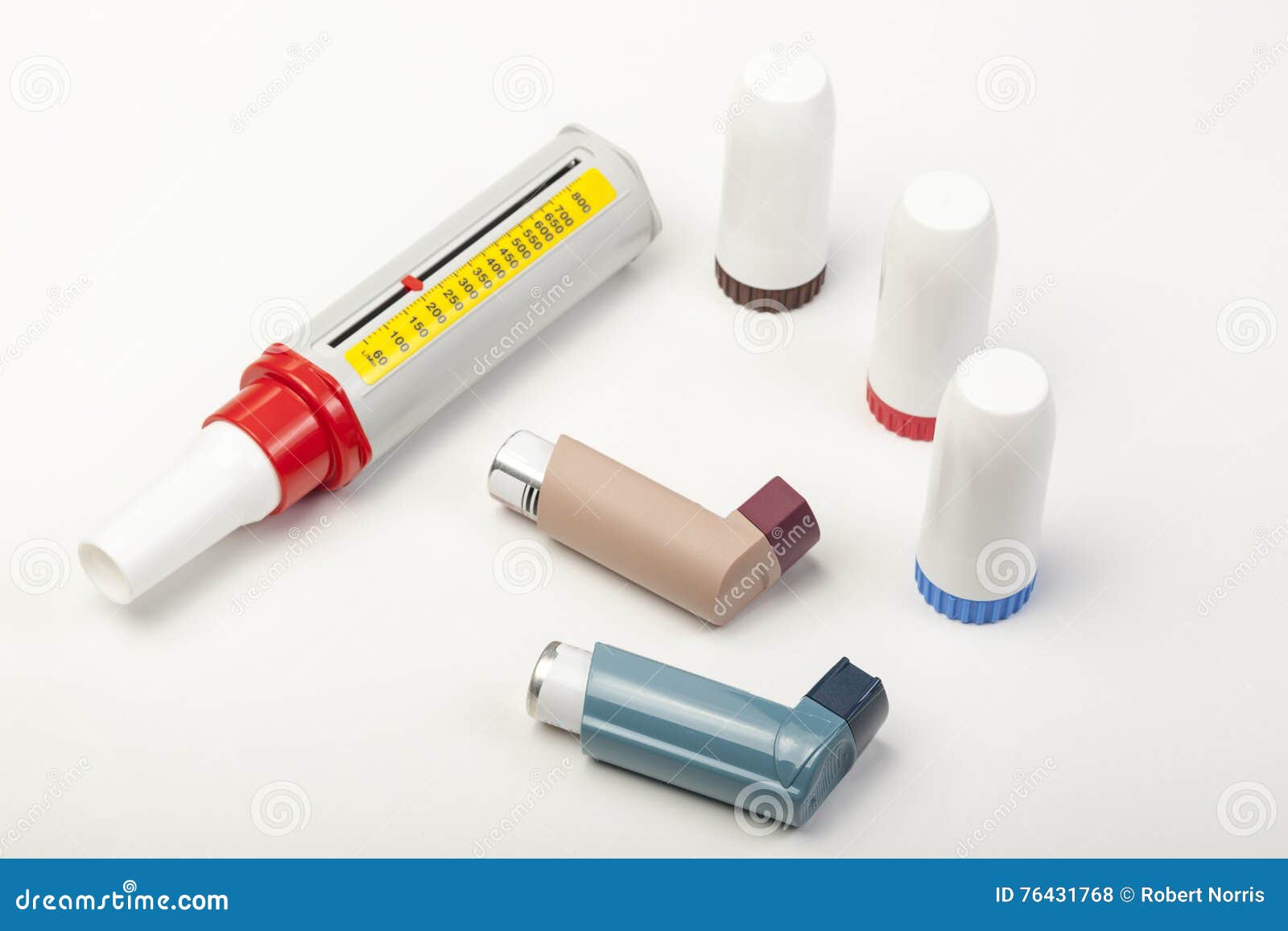 Powder Asthma Inhaler On White Background Royalty-Free Stock Image ...