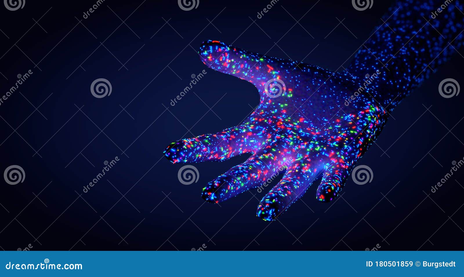 Various Bacteria and Pathogens on a Human Hand, the Microbiota of the ...