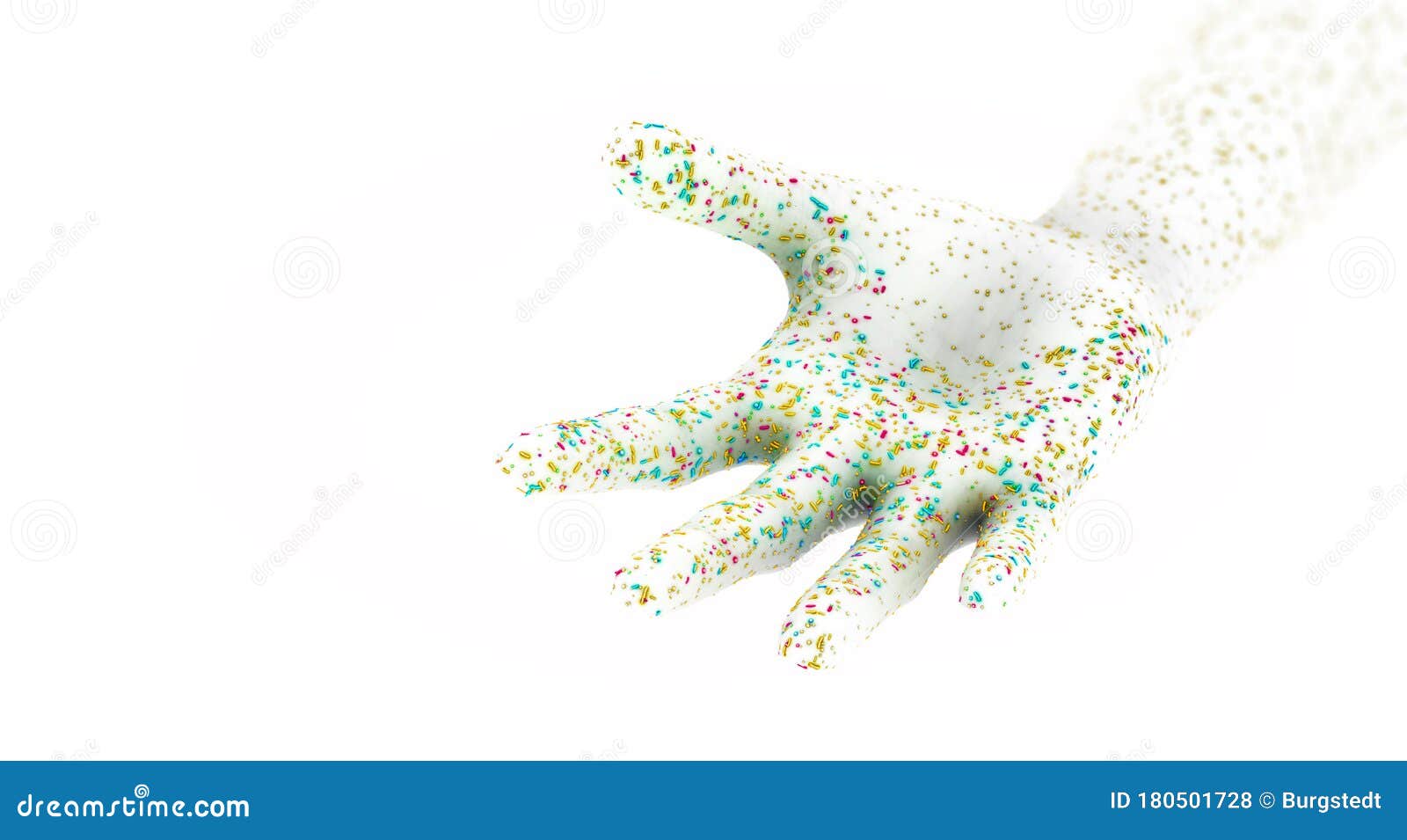 Various Bacteria and Pathogens on a Human Hand, the Microbiota of the ...