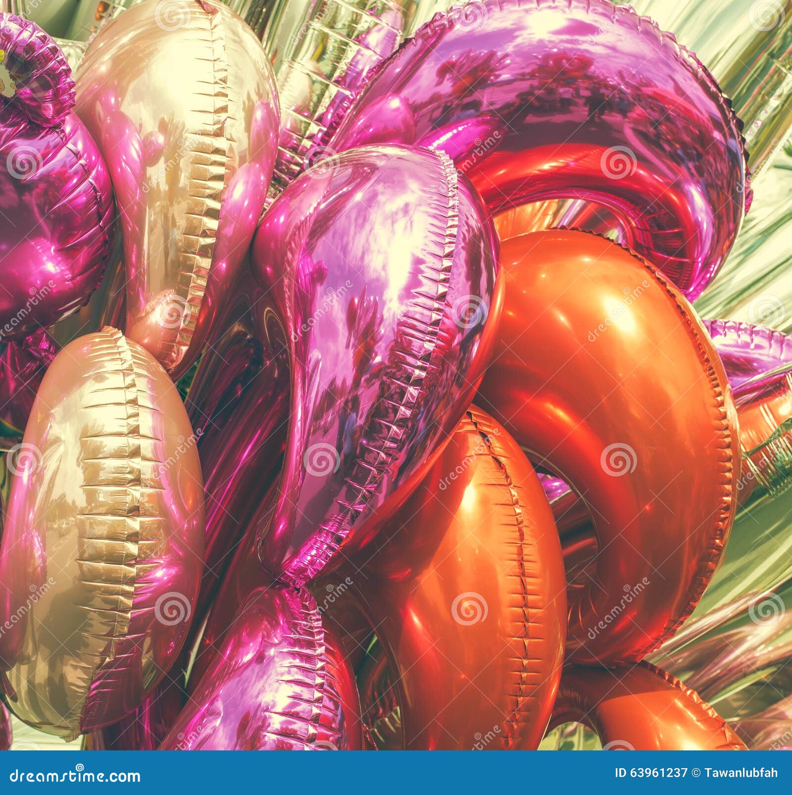 Various Balloon, Abstract Texture Background Stock Illustration ...