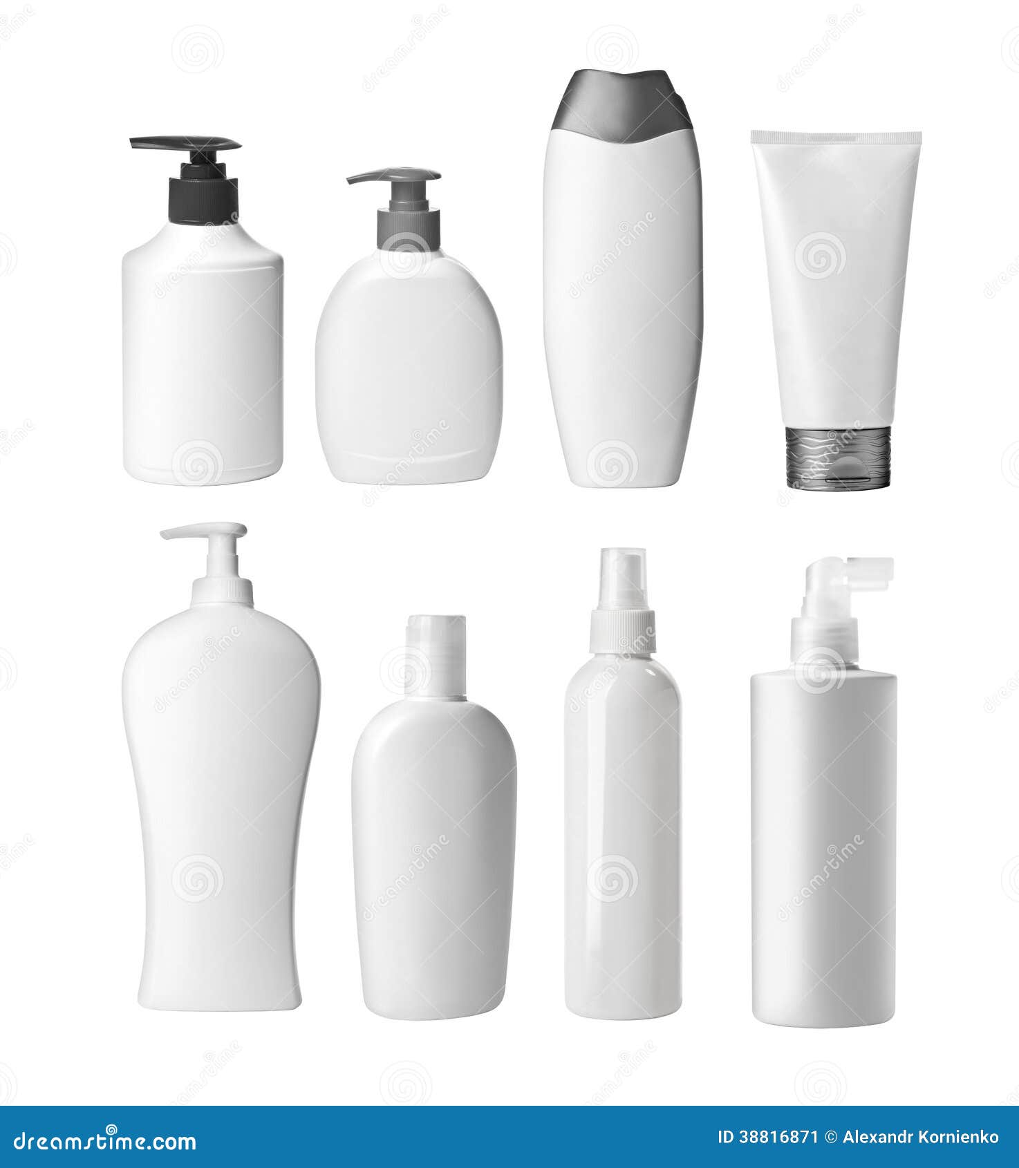 Various beauty containers stock image. Image of health - 38816871