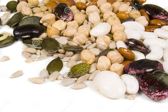 Various bio seeds stock image. Image of grocery, closeup - 1964065