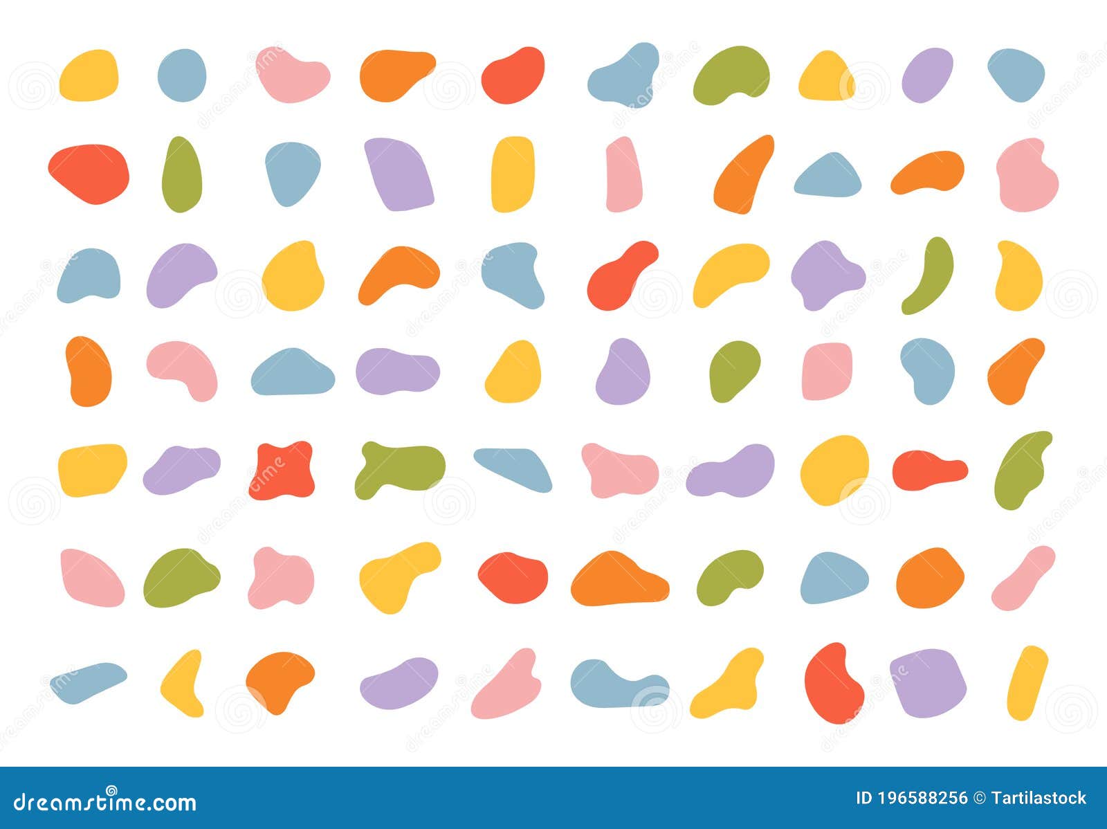 Various Blotch. Random Color Blobs, Round Abstract Organic Shapes ... Various Blotch. Random Color Blobs, Round Abstract Organic Shapes ...