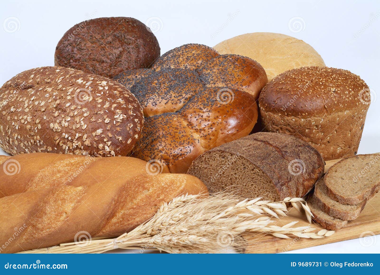 Various Breads stock image. Image of breads, bakery, buns - 9689731