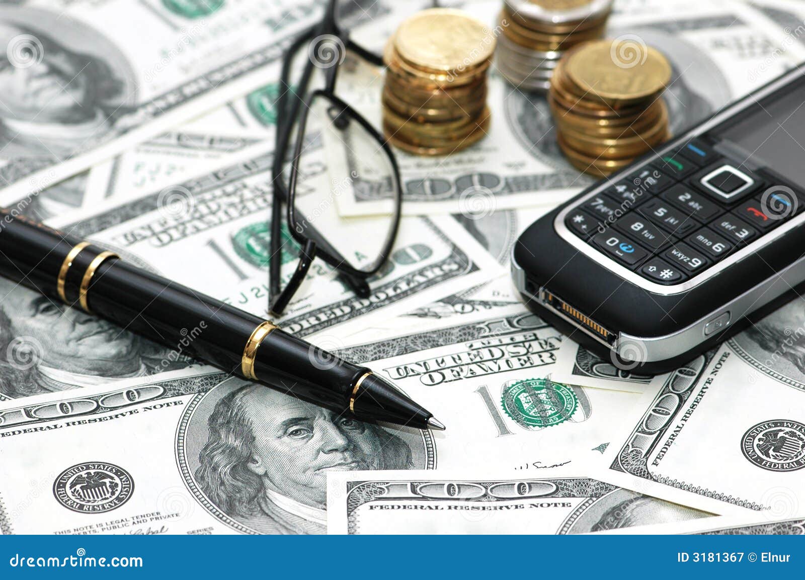 Various business objects stock image. Image of design - 3181367