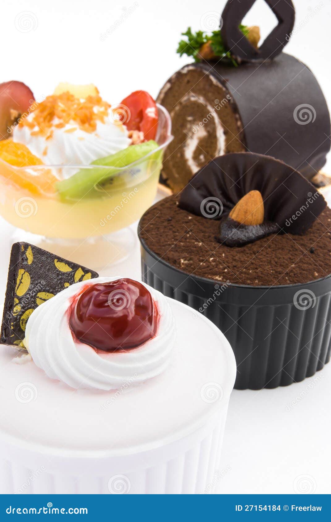 Various of cakes stock photo. Image of black, celebrate - 27154184