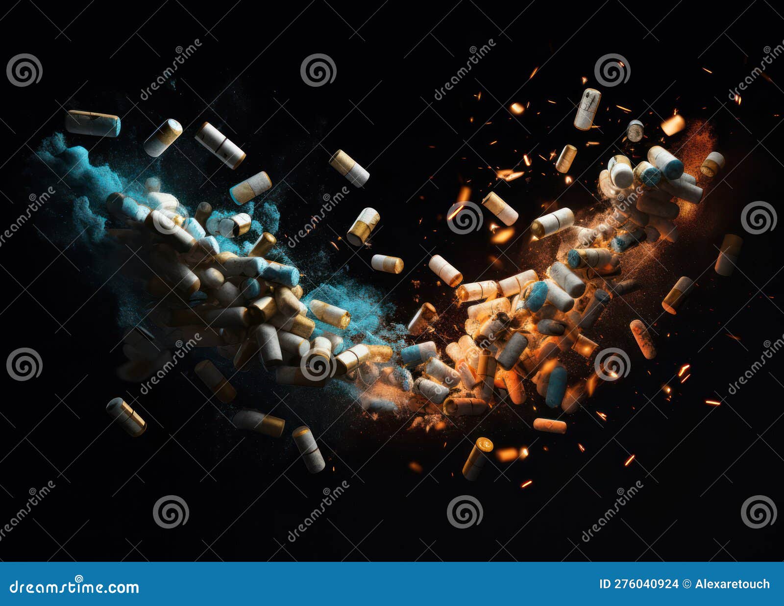 Various Capsules and Tablets with Nutritional Supplements or Drugs ...