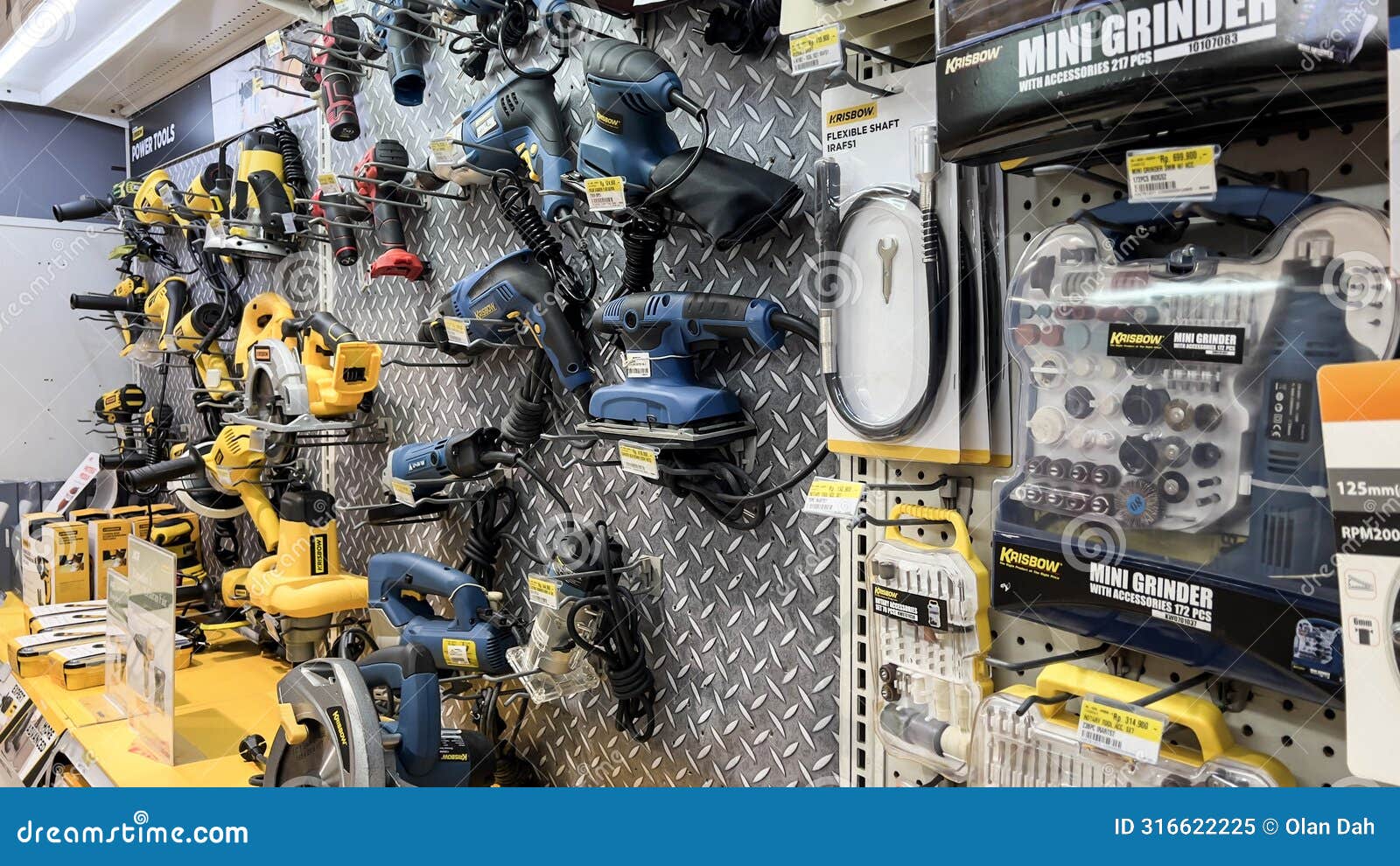 Various Choice of Hardware Tools Display in Ace Store. Ace Hardware is ...