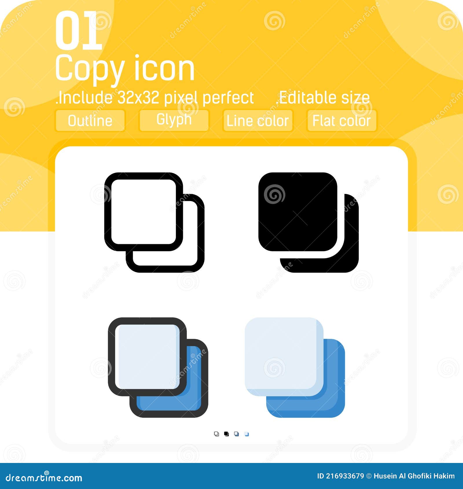 Clone Icon. Filled Clone Icon For Website Design And Mobile, App ...