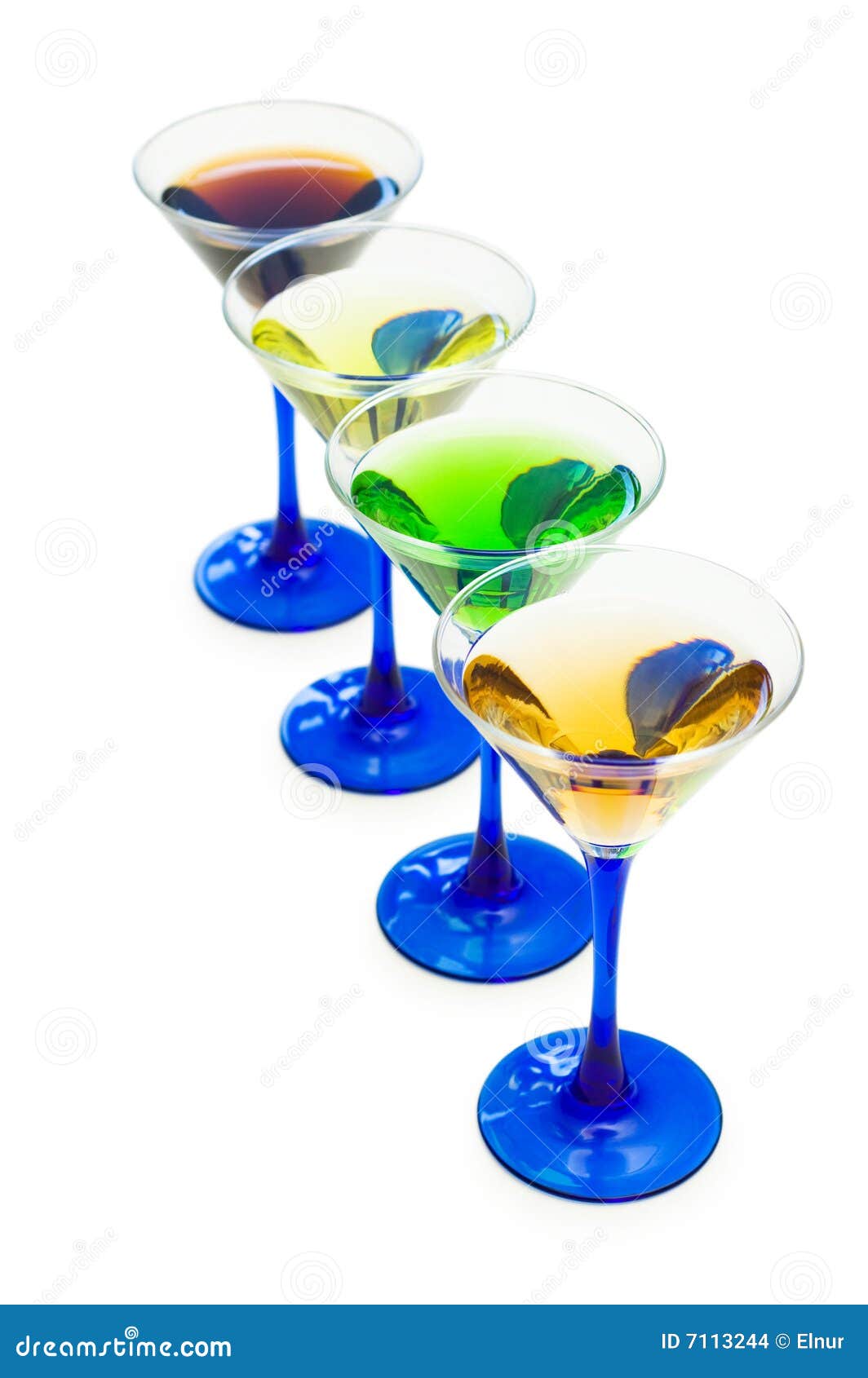 Various cocktails isolated stock photo. Image of healthy - 7113244