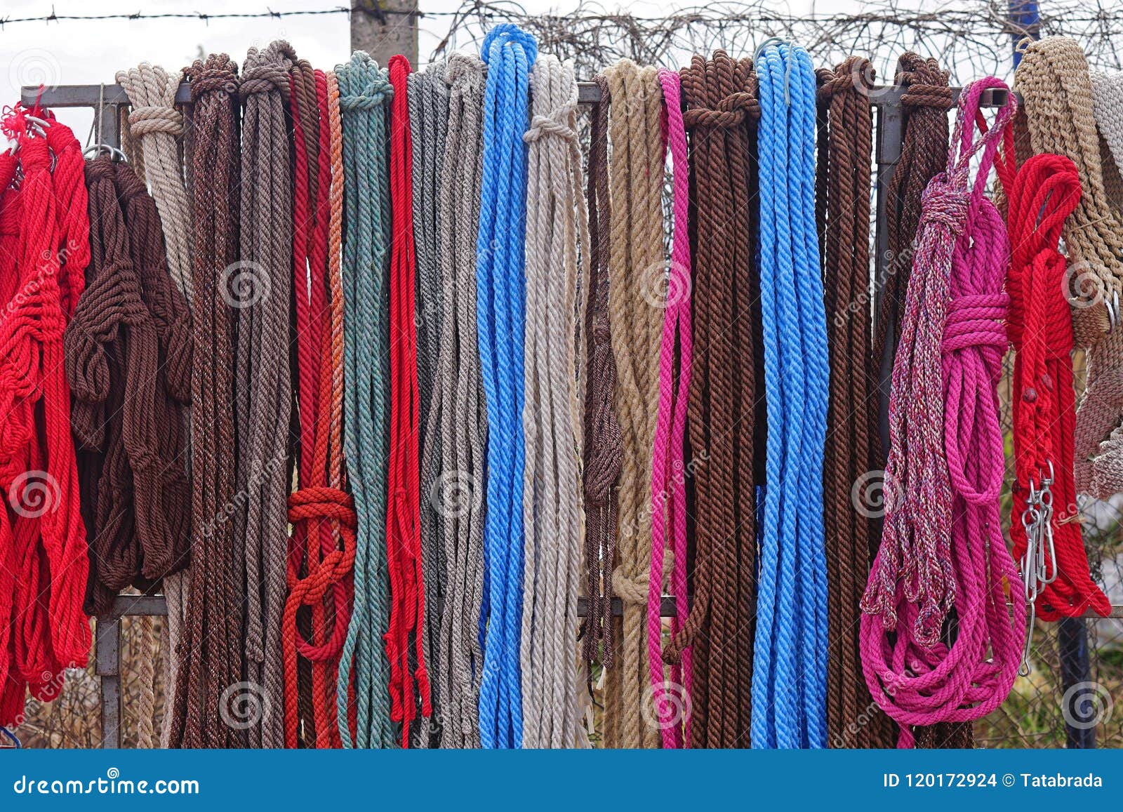 Rope stock photo. Image of supply, colorful, material - 120172924