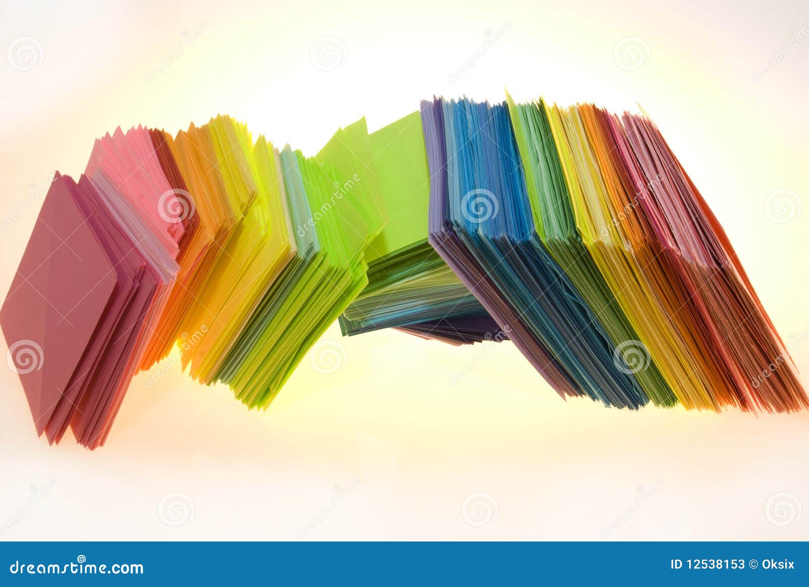Various color paper stock image. Image of greeting, equipment - 12538153