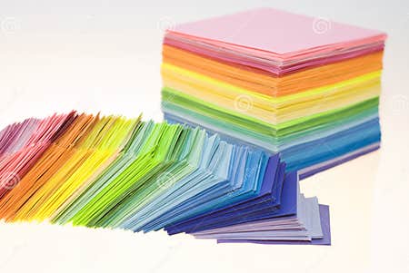 Various color paper stock photo. Image of print, element - 12538434