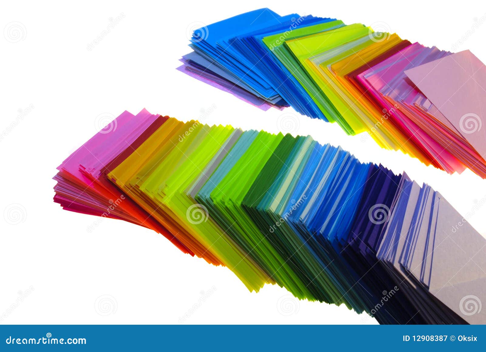 Various color paper stock image. Image of decoration - 12908387