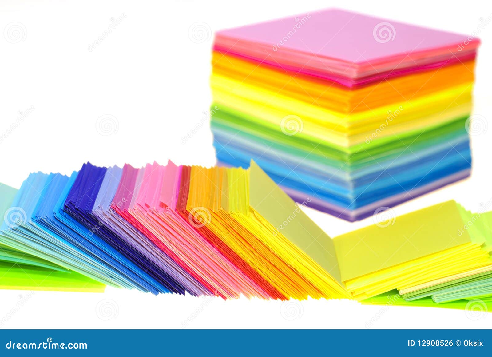 Various color paper stock photo. Image of decor, pattern - 12908526
