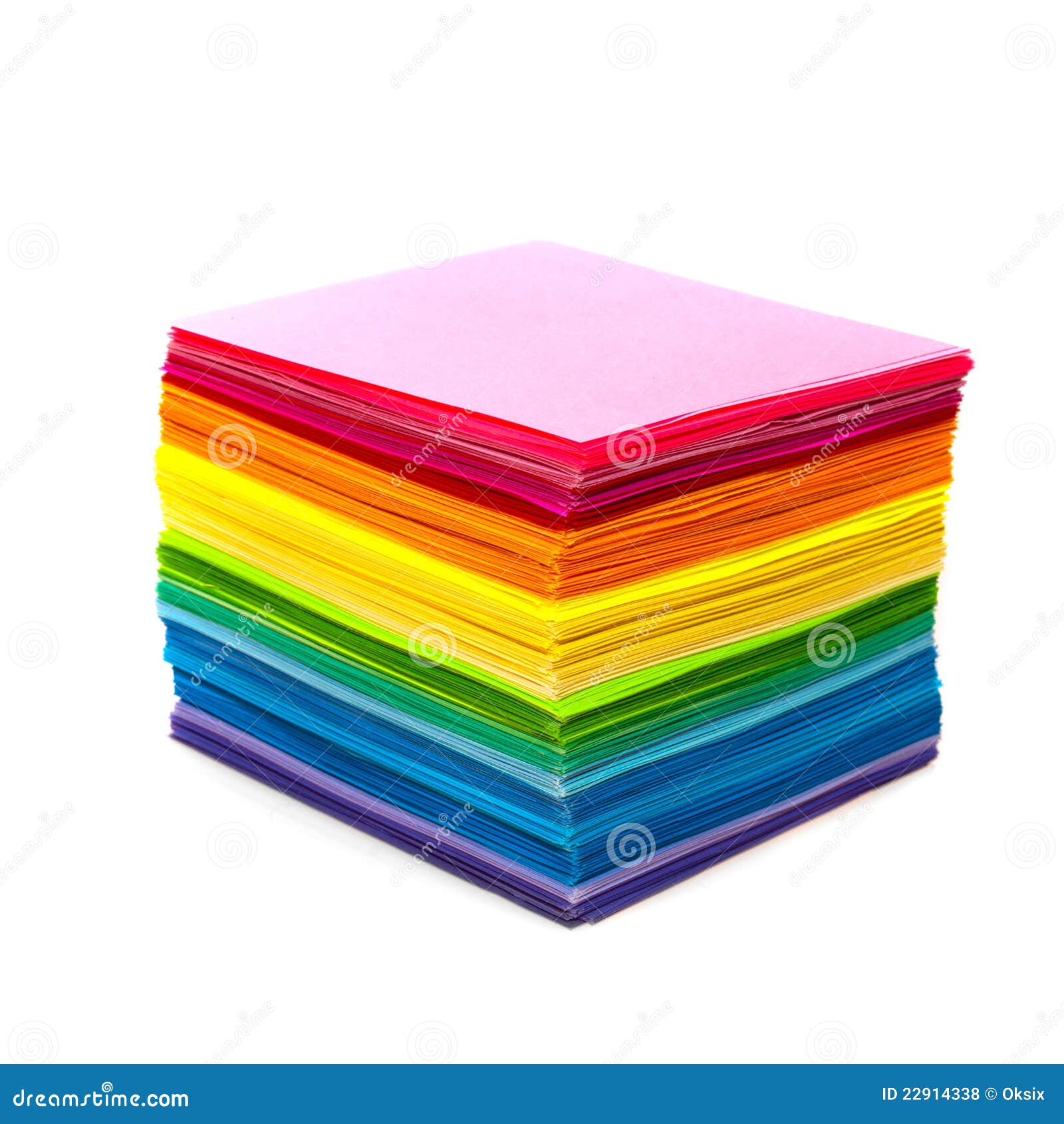 Various color paper stock photo. Image of multi, color - 22914338