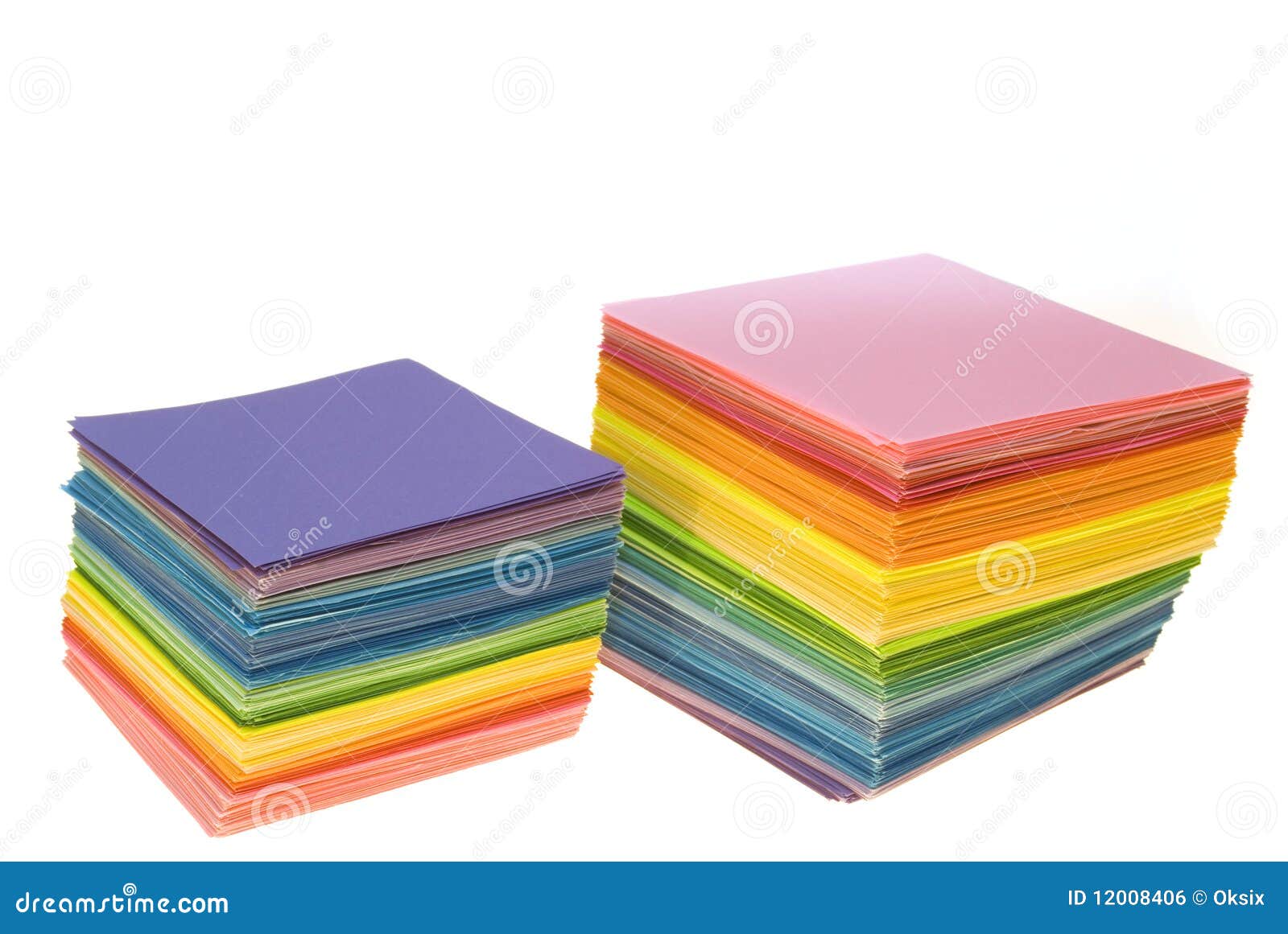 Various color paper stock stock photo. Image of variation - 12008406