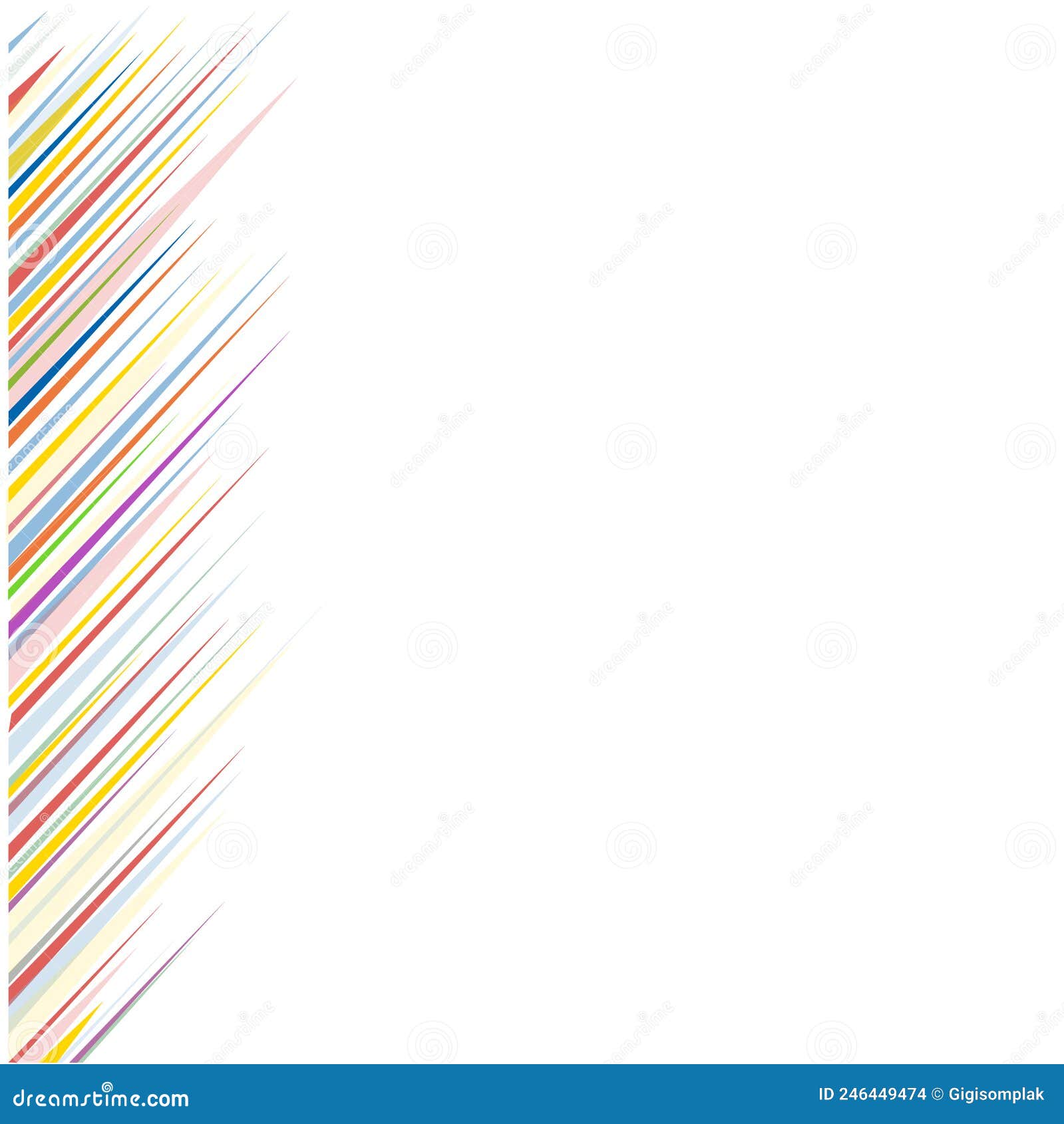 Various Color Sharp Shape Border Corner for Your Element Design Stock ...