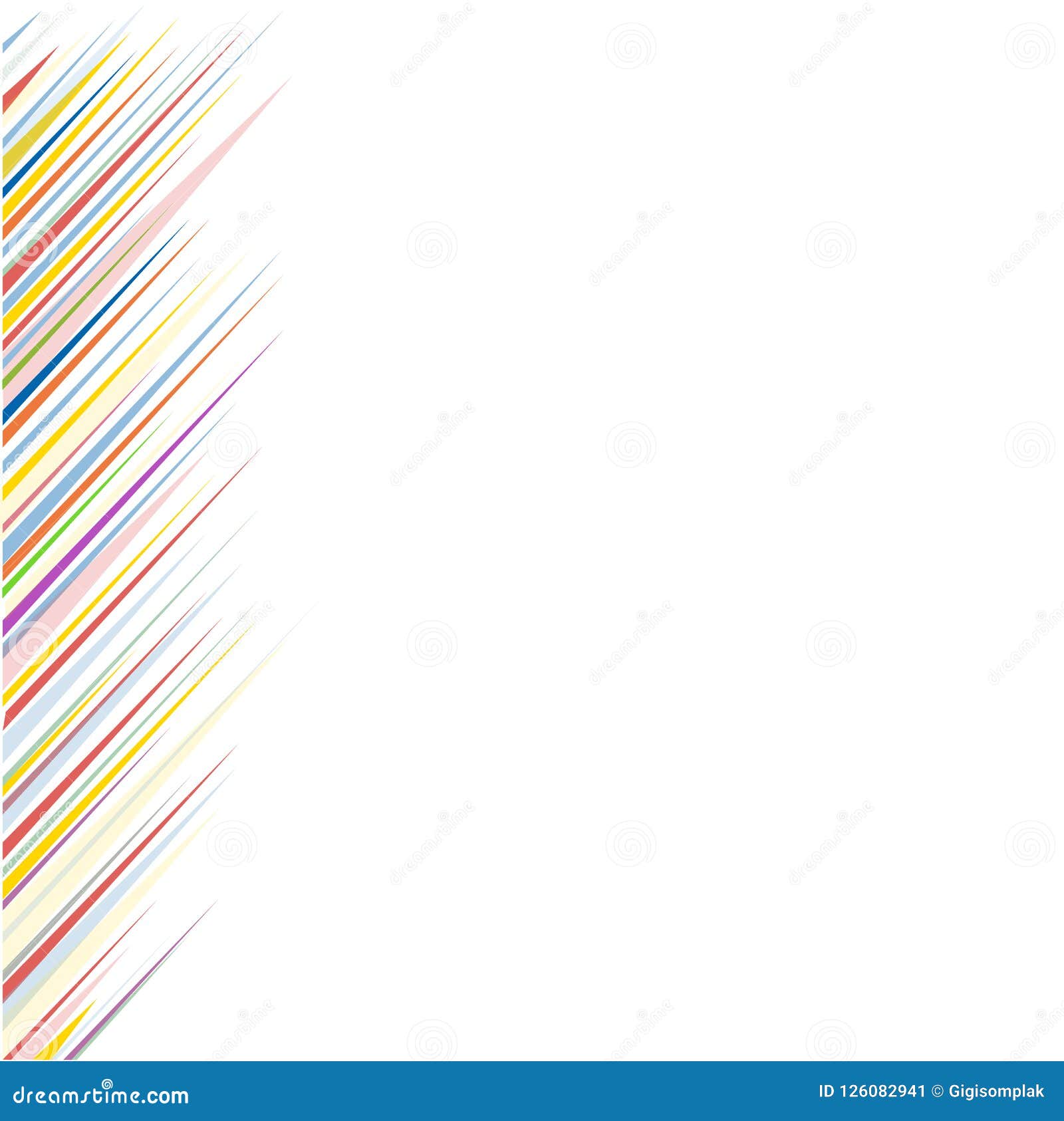 Various Color Sharp Shape Border Corner for Your Element Design Stock ...