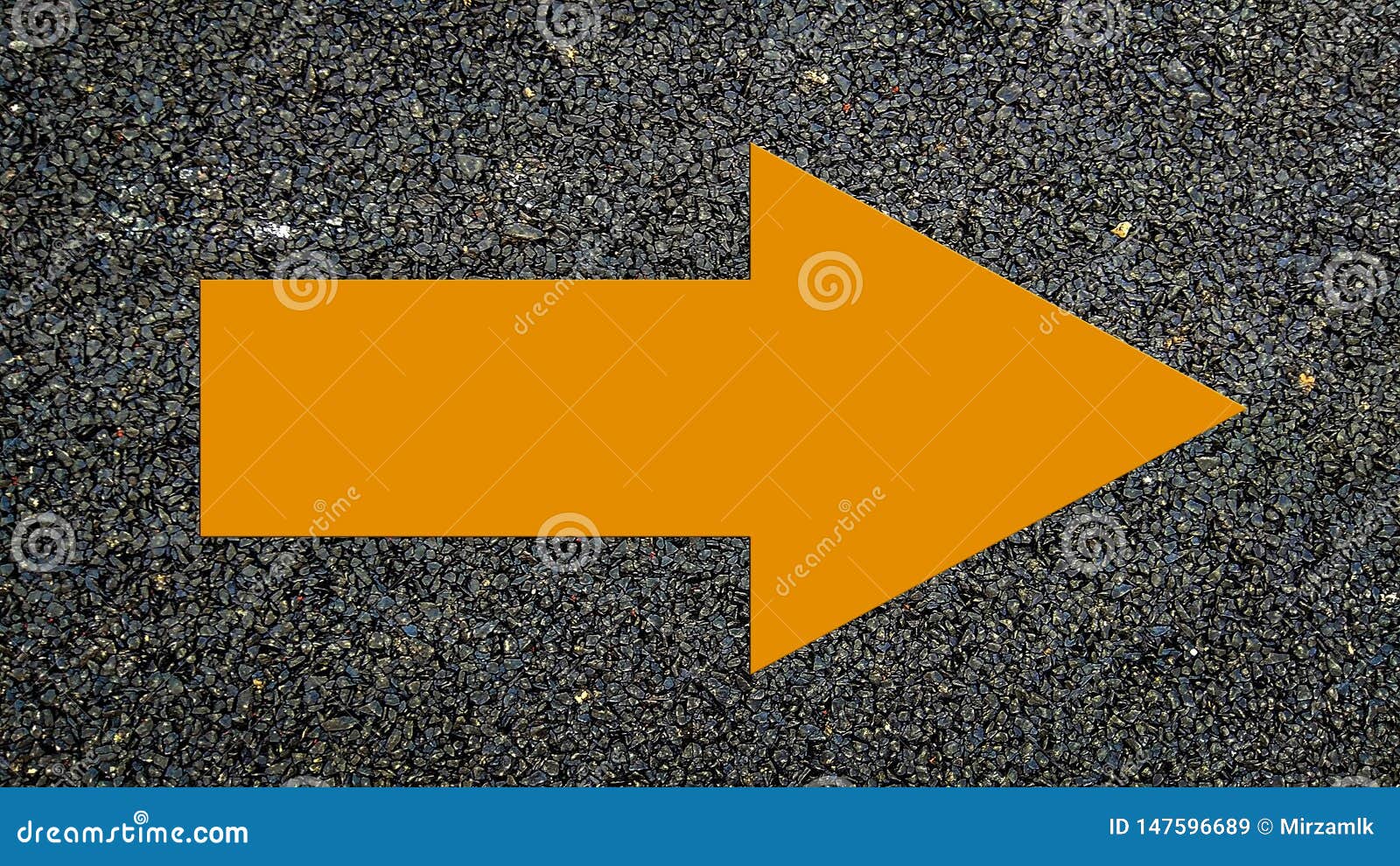 Various Colored Arrows Indicating Different Types of Messages on Roads ...