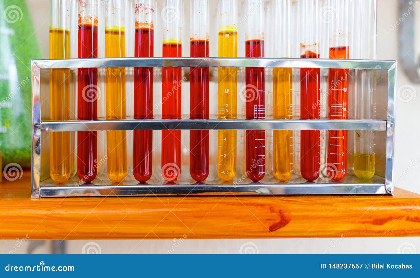 Various Colored Blood Test Tubes Stock Image - Image of colorful ...