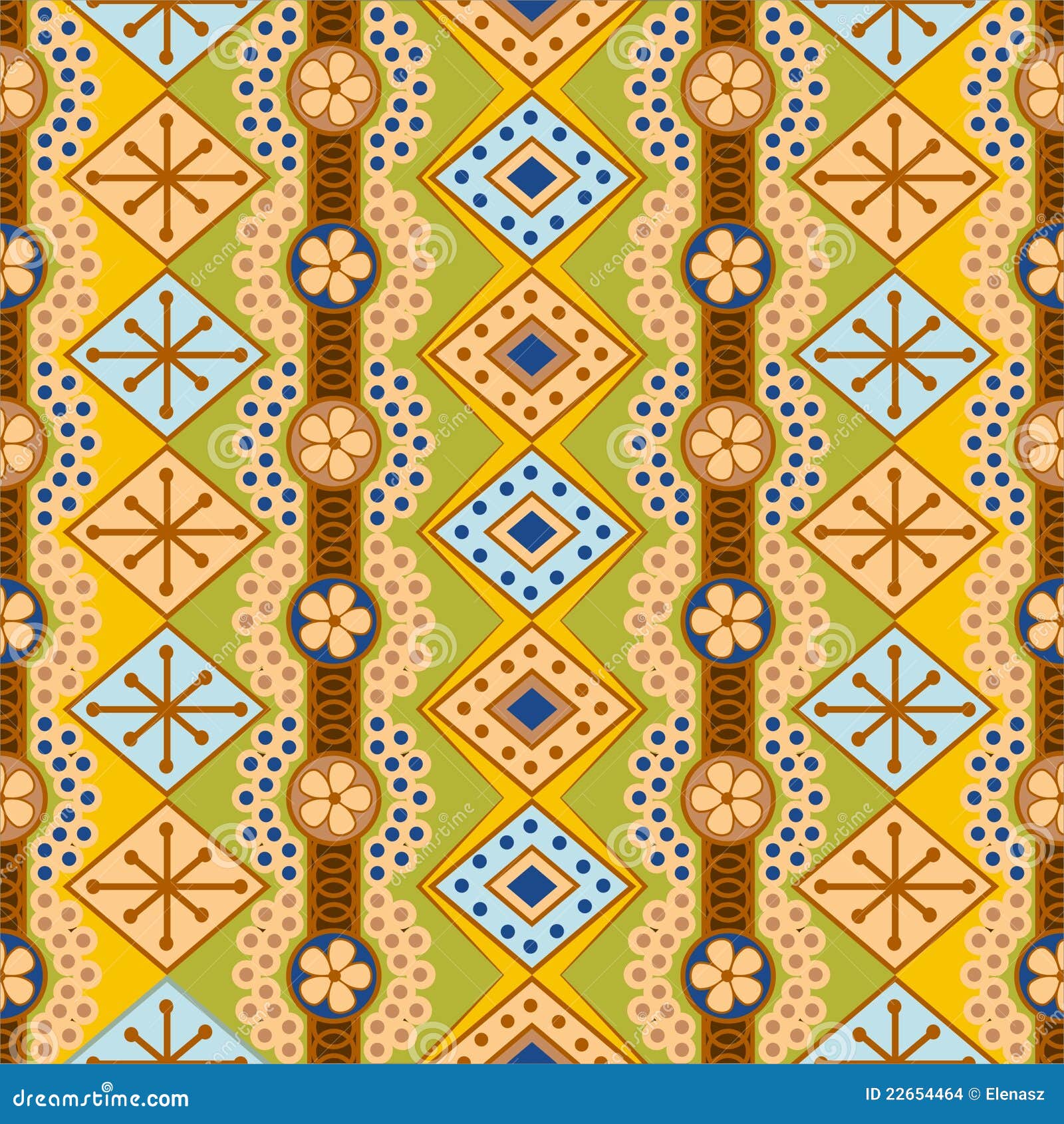 Various colored motifs stock vector. Illustration of ethnic - 22654464