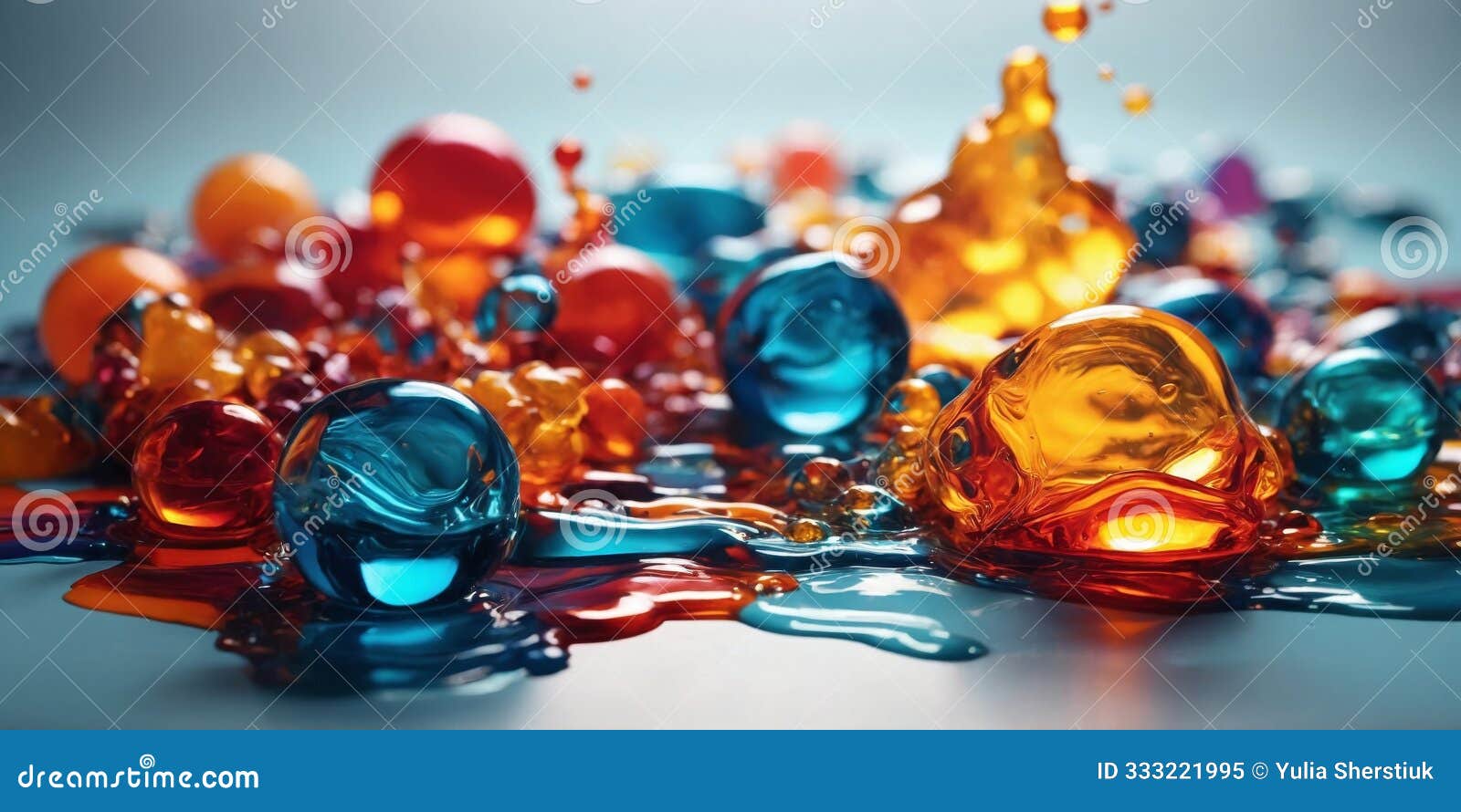 3D Objects Made Of Colorful Donuts On An Isolated Pink Background ...