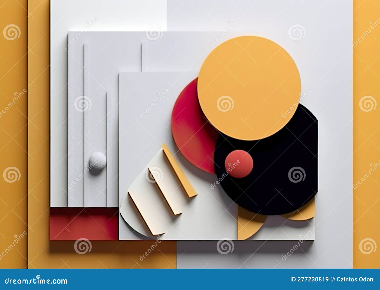 Various Colored Paper Cut Forms and Shapes Background. Stock ...