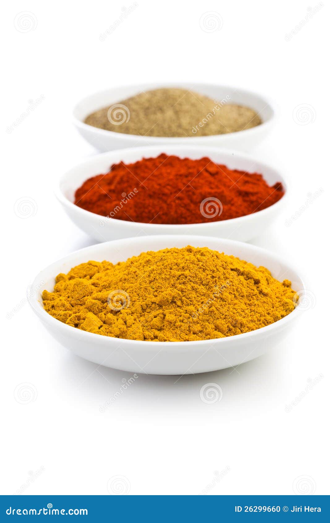 Various colored spices stock photo. Image of bowl, collection - 26299660