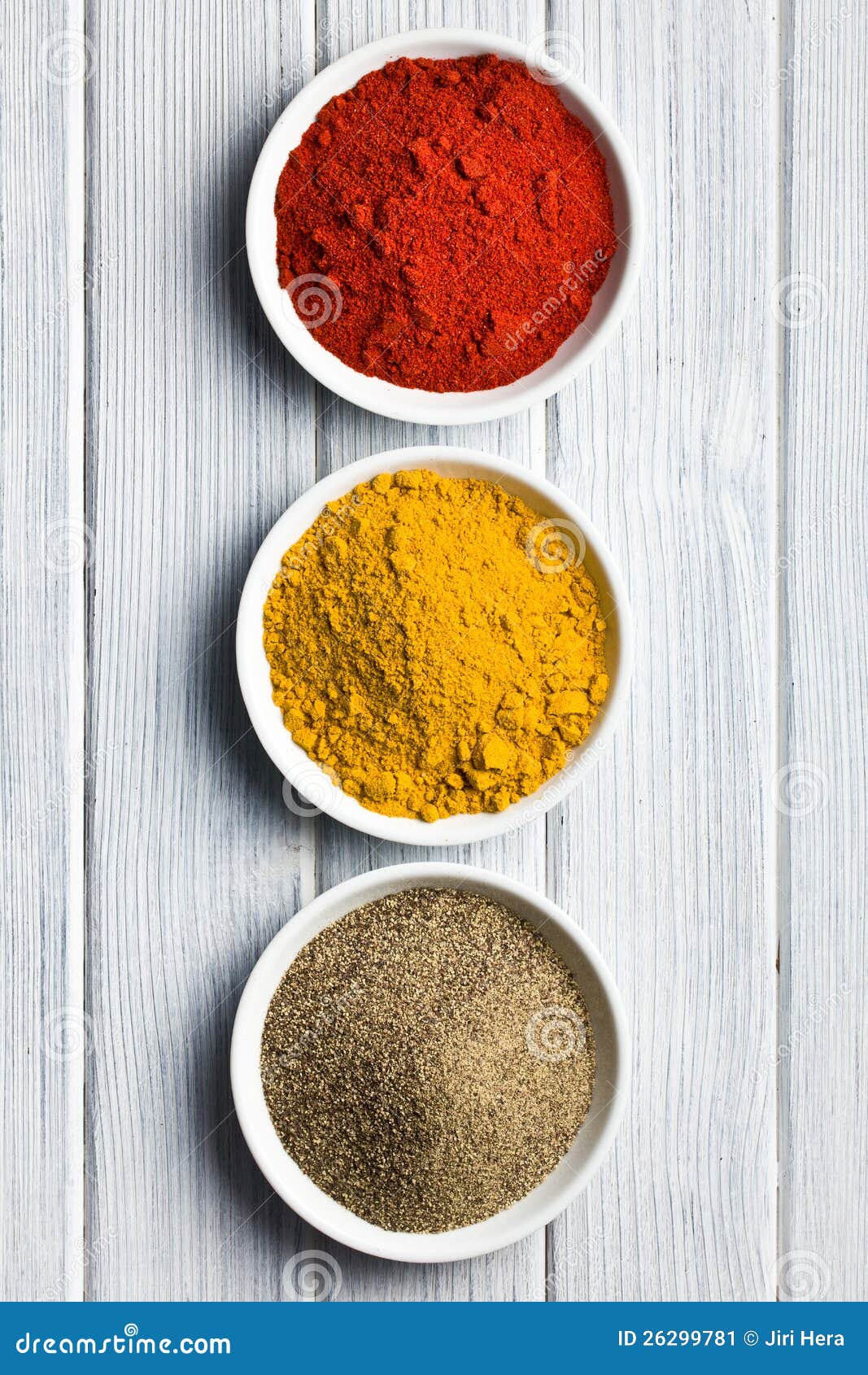 Various colored spices stock image. Image of food, cuisine - 26299781