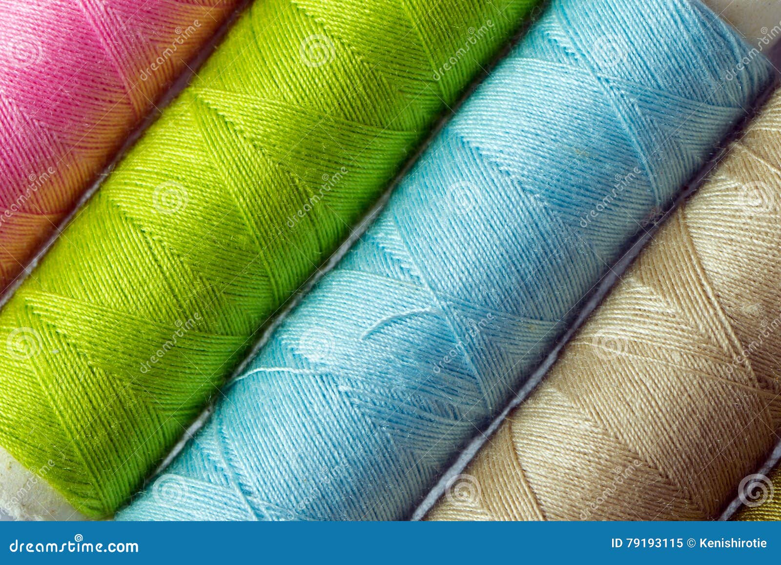 Various colored threads stock image. Image of textile - 79193115