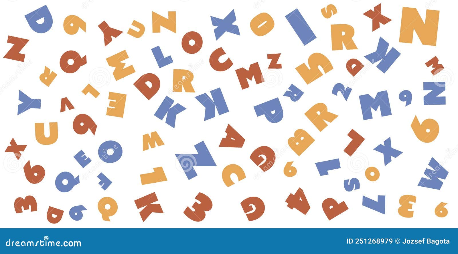 Various Colorful Randomly Placed, Sized And Oriented Art Deco Style ...