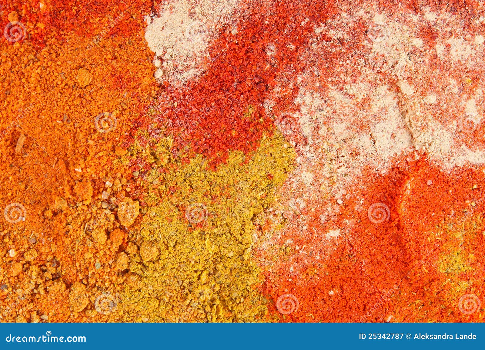 Various Colorful Spices Close Up Stock Image - Image of macro ...