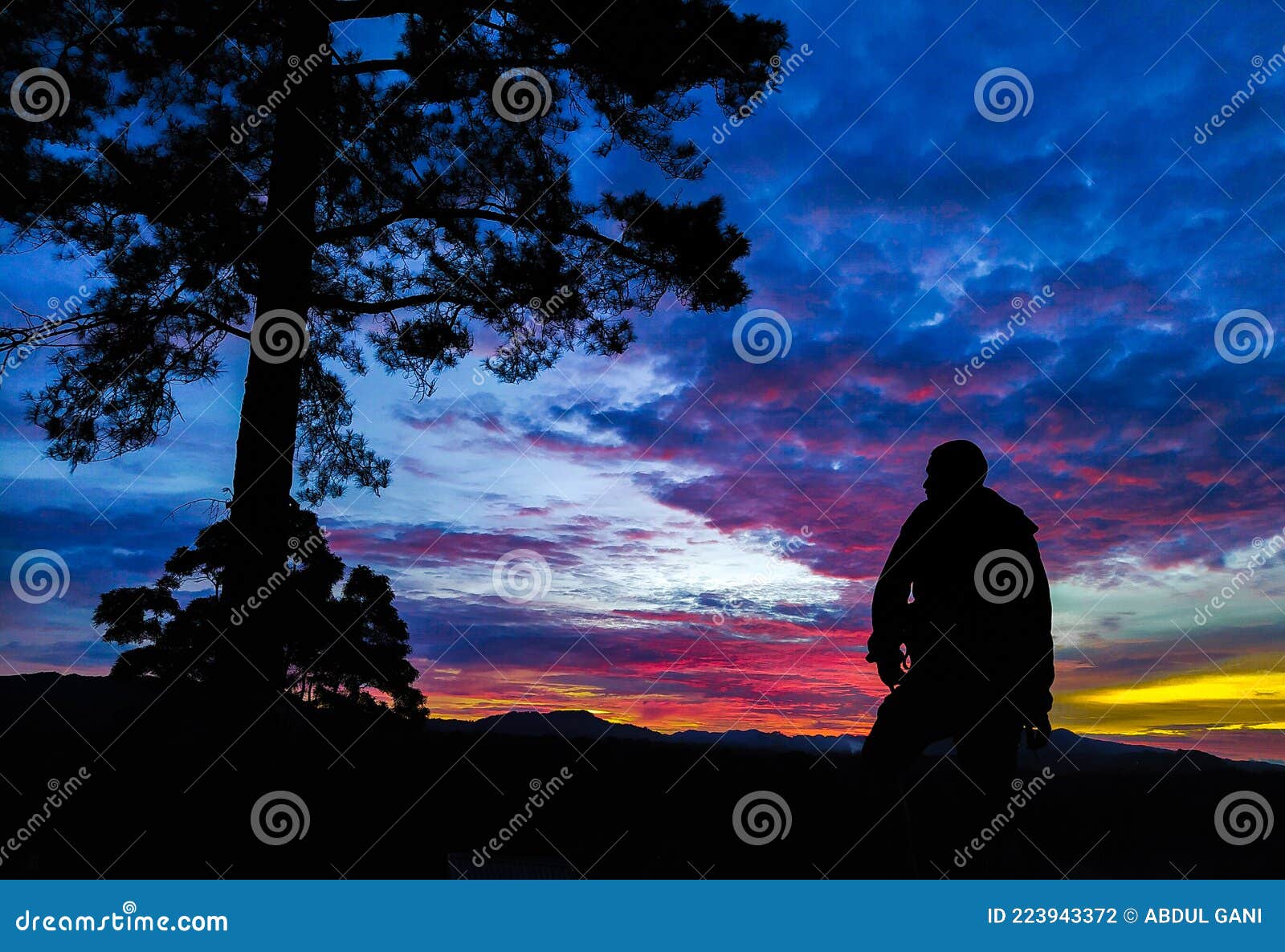 Various Colors in the Twilight Sky Stock Photo - Image of dusk, blue ...