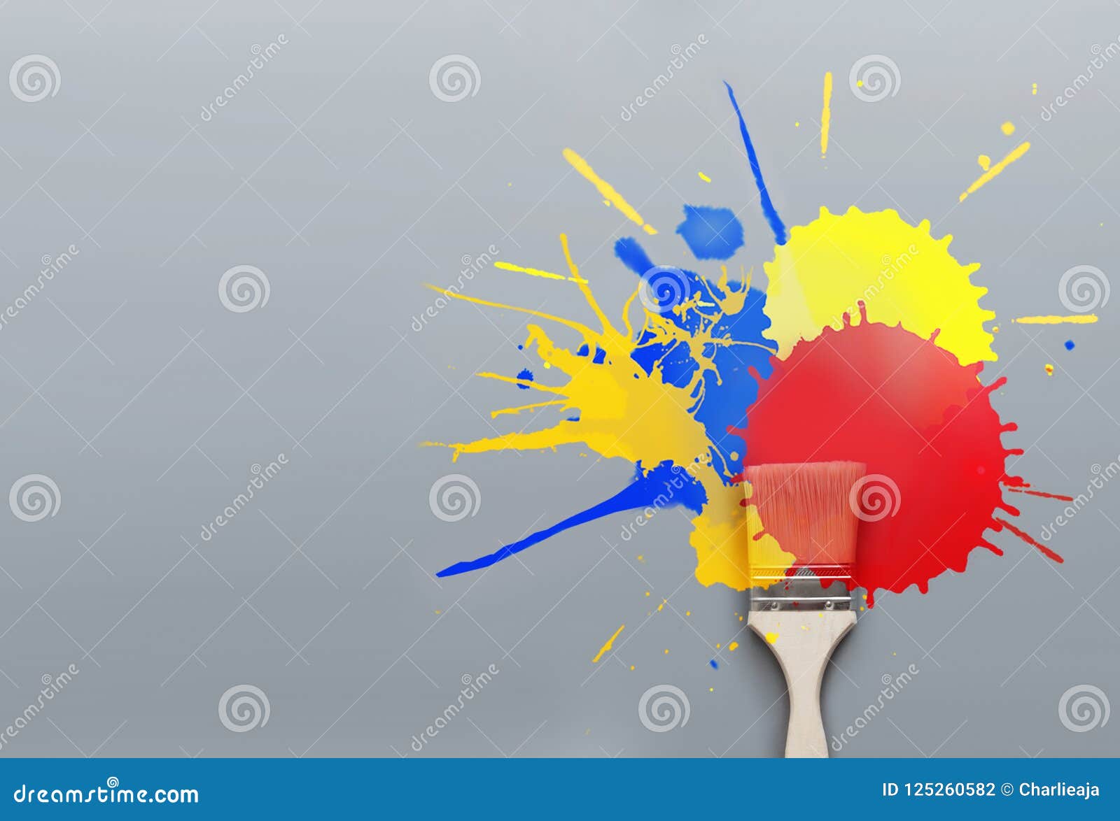 Paint burst stock photo. Image of paint, innovate, empty - 125260582