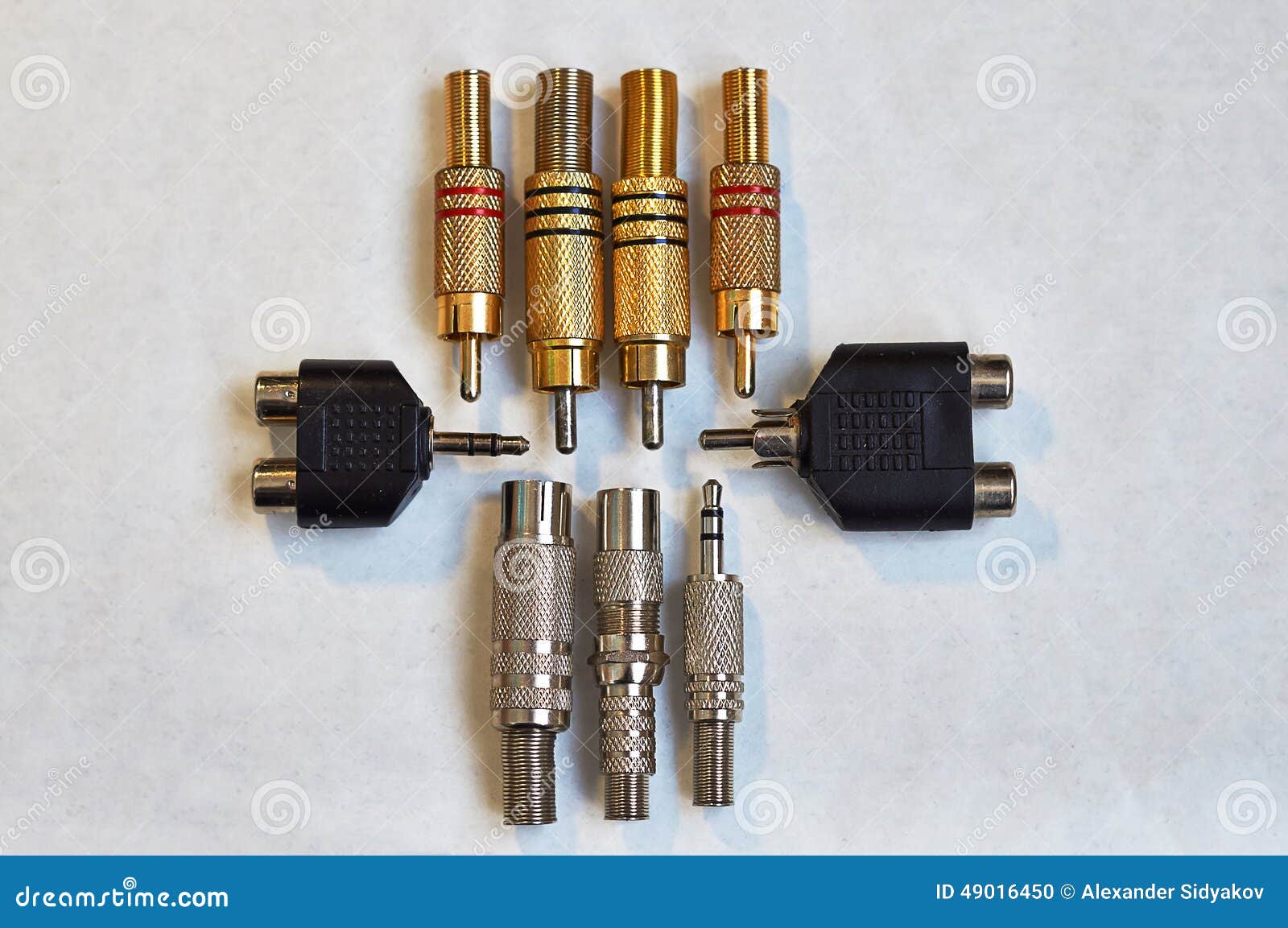 Various Connectors for Transmitting RF Signals. Stock Photo - Image of ...