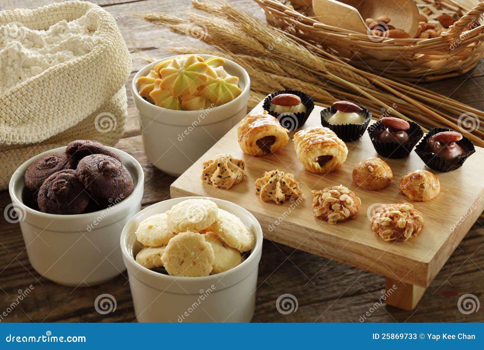 Various cookies stock image. Image of cookies, celebration - 25869733
