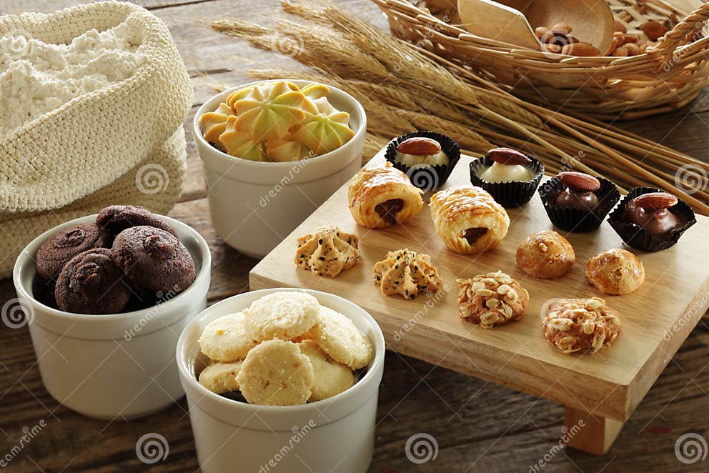 Various cookies stock image. Image of cookies, celebration - 25869733