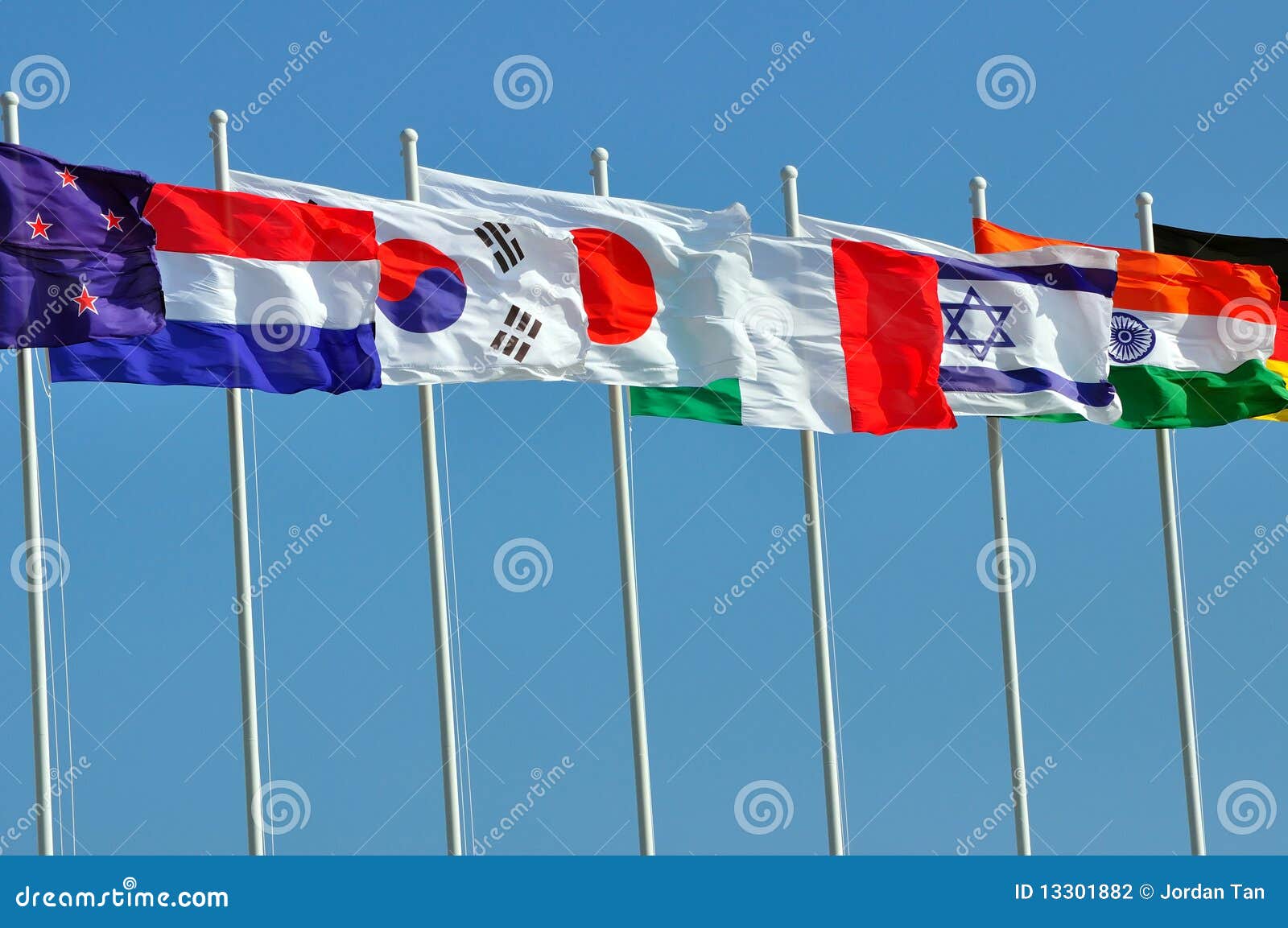 Various country flags stock photo. Image of nation, blue - 13301882
