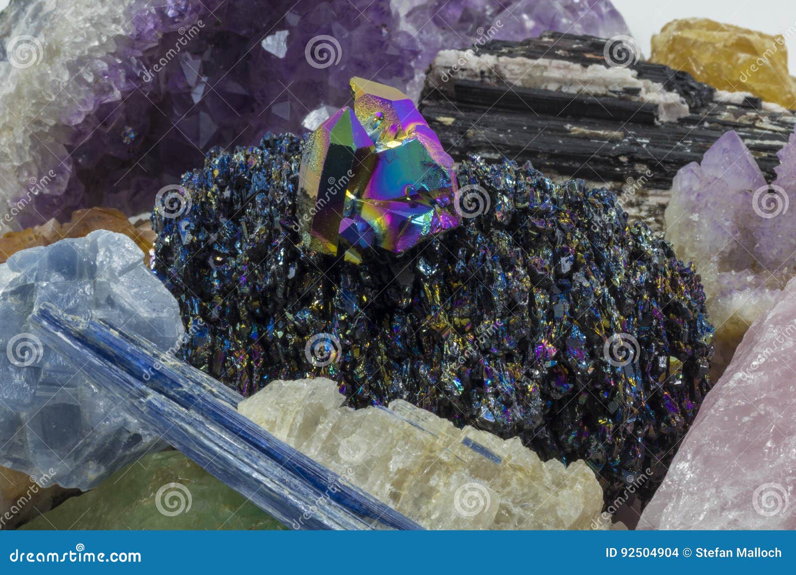 Various Crystals Spelling The Word Crystals Stock Photography ...